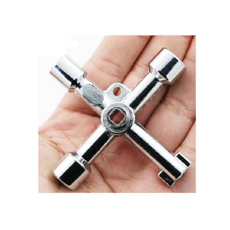 Llave Universal Tipo Cruz para Tablero Eléctrico