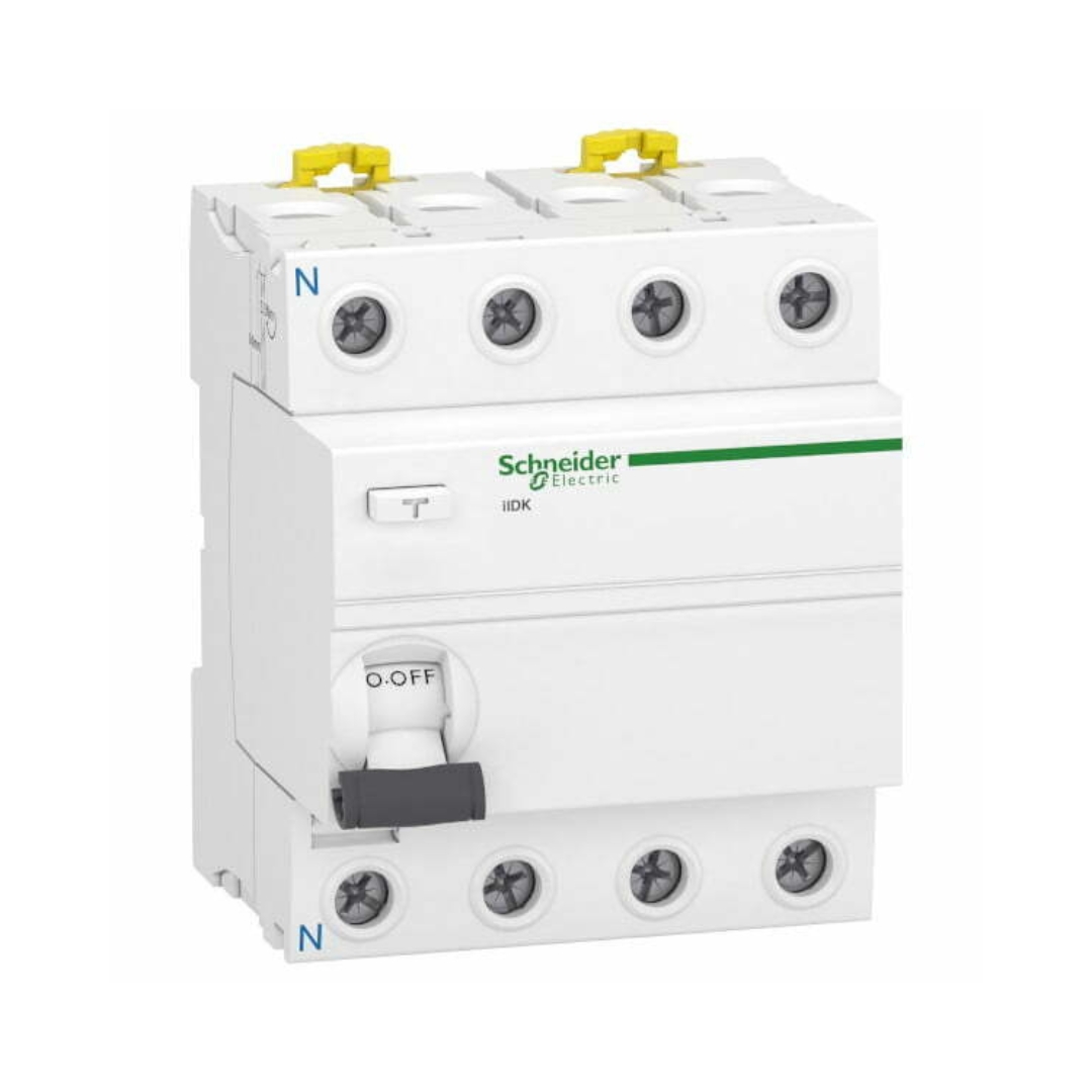 Interruptor Diferencial 4P 40A 30mA Tipo AC Acti9 IID SCHNEIDER