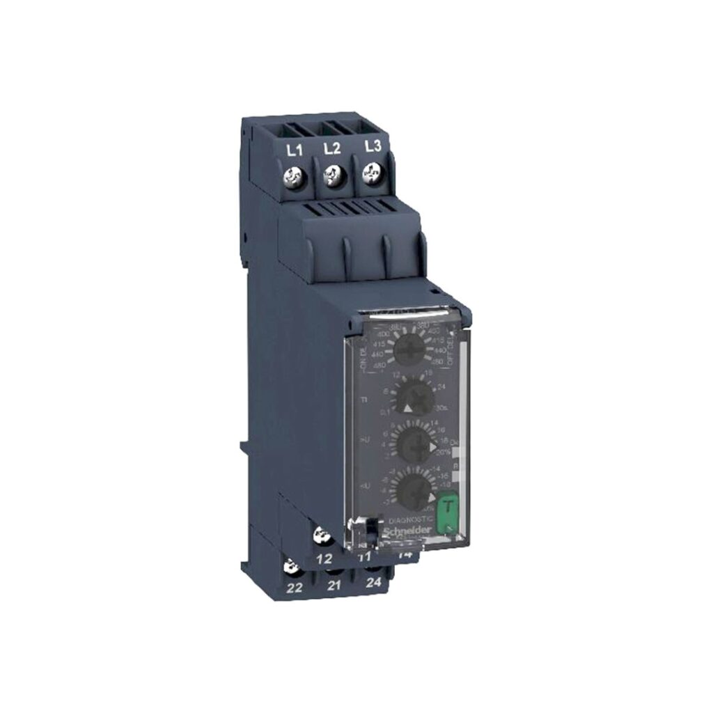 Relé de Control de Fase y Tensión 380-480 VCA